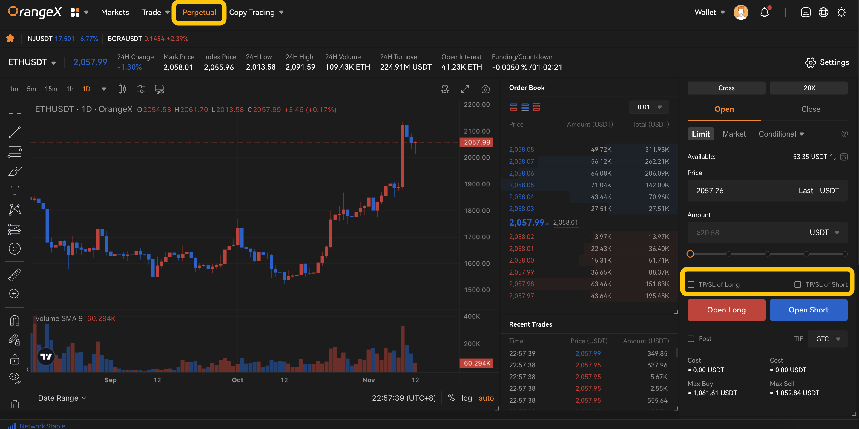 How to Set Up and Modify Your TP(Take Profit)/SL(Stop Loss) Order – OrangeX